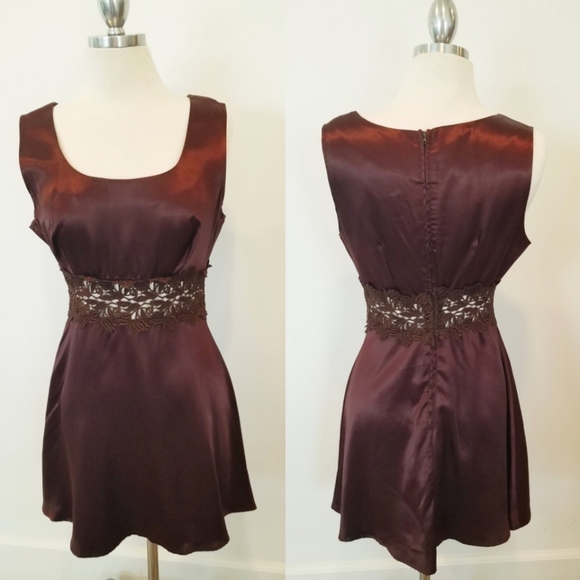 Charlotte Russe | Dresses | Charlotte Russe Vintage Golden Brown Dress ...